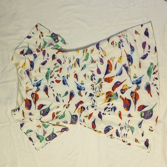 Dresses | Vintage Multicolored Bird Dress | Poshmark